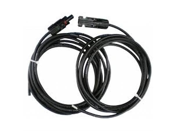 PV Kabel 2x6mm² 10m solcelle-regulator Stiv, MC4 kontakt i ene enden ...