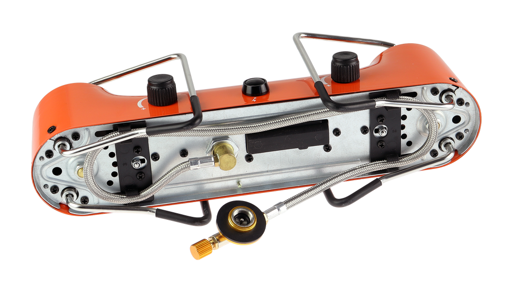 Osean Dobbel Gassbrenner Retro 2x2500w Kokeapparat - Foldbart ...